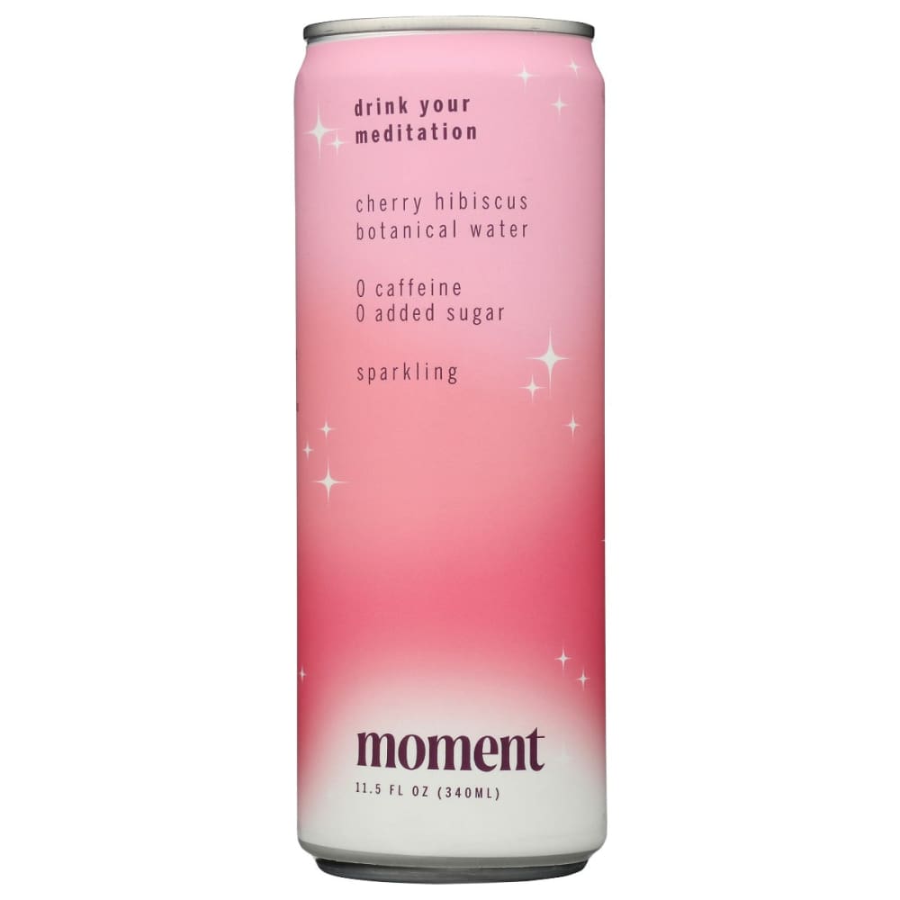 MOMENT: Cherry Hibiscus Chlorophyll Botanical Water, 11.5 fo (Case of 4 ...