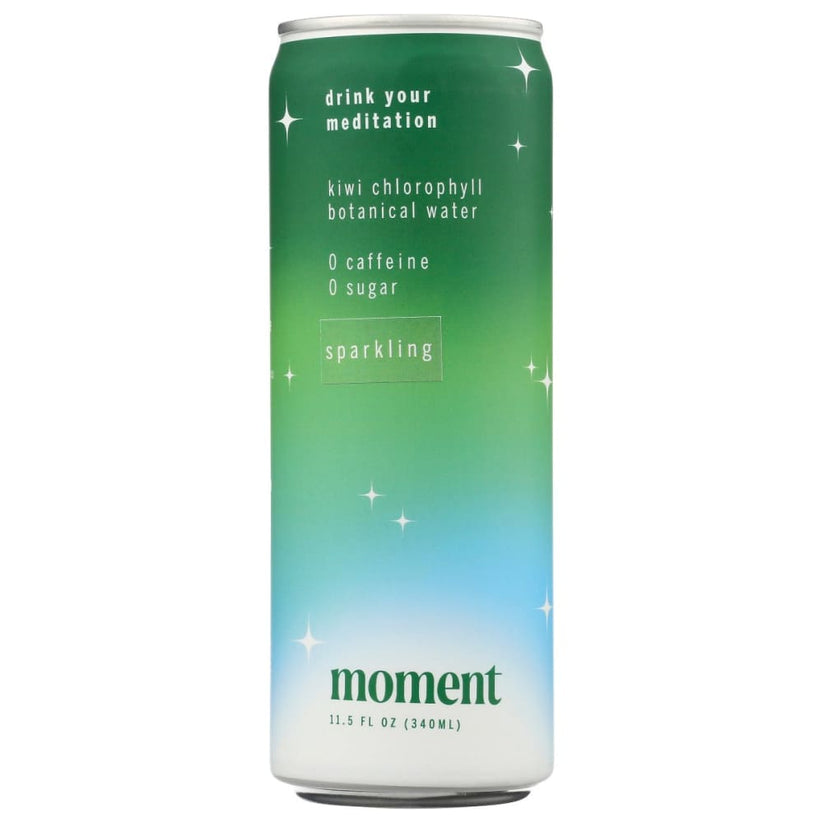 MOMENT: Kiwi Chlorophyll Botanical Water, 11.5 fo (Case of 4) | ShelHealth