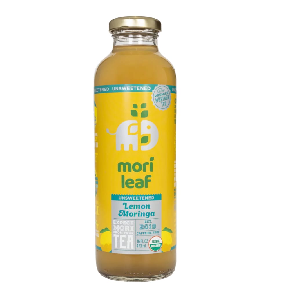 MORI LEAF: Tea Iced Unswtnd Moringa Org, 16 FO (Pack of 5) | ShelHealth