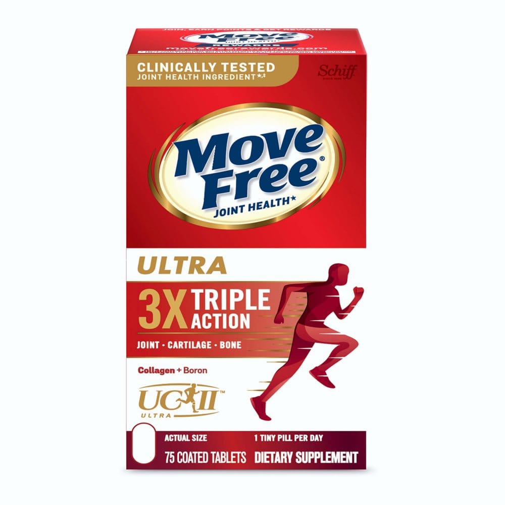 Move Free Ultra Triple Action Joint Health Support Tablets (75 ct ...