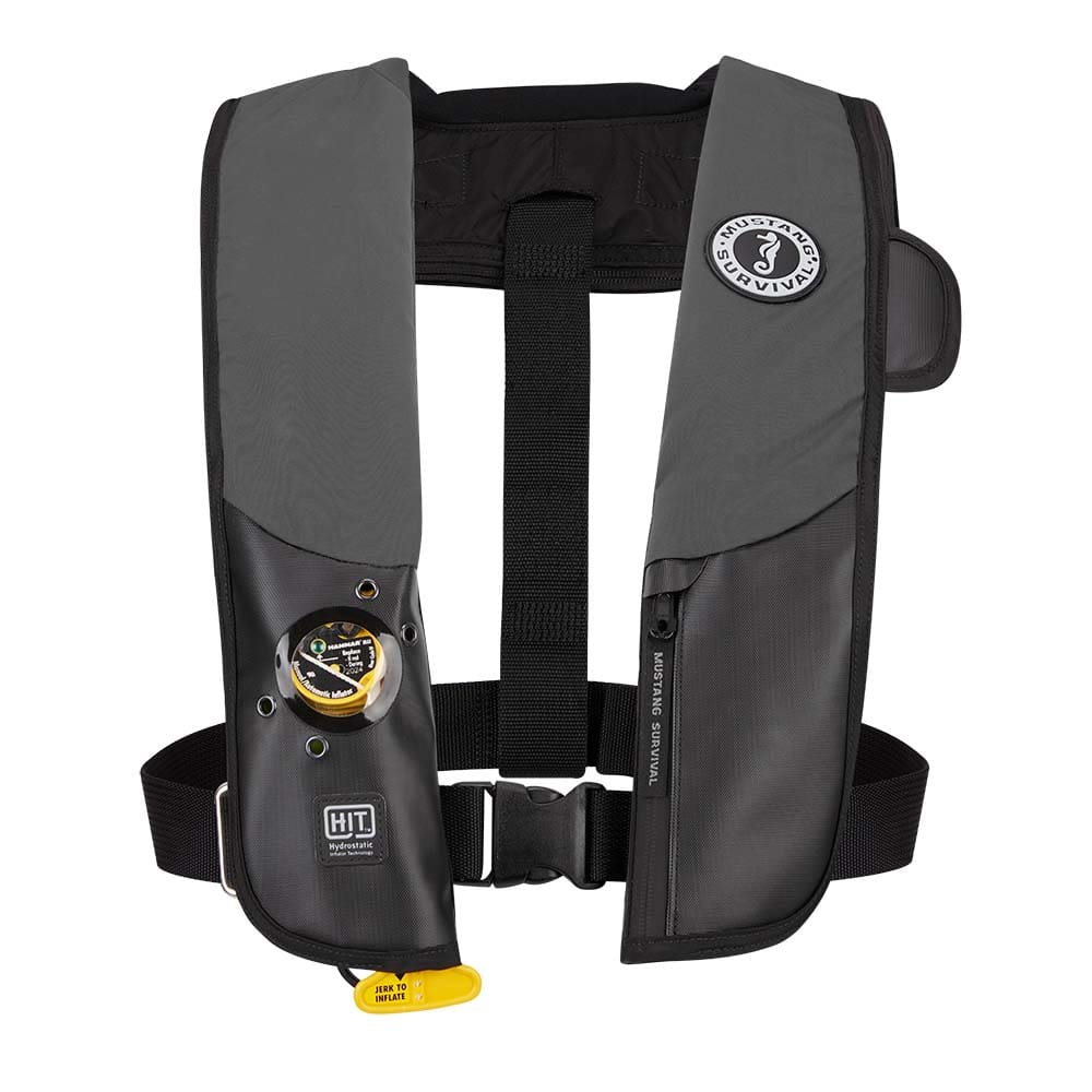 Mustang HIT Hydrostatic Inflatable PFD - Grey/ Black - Automatic ...