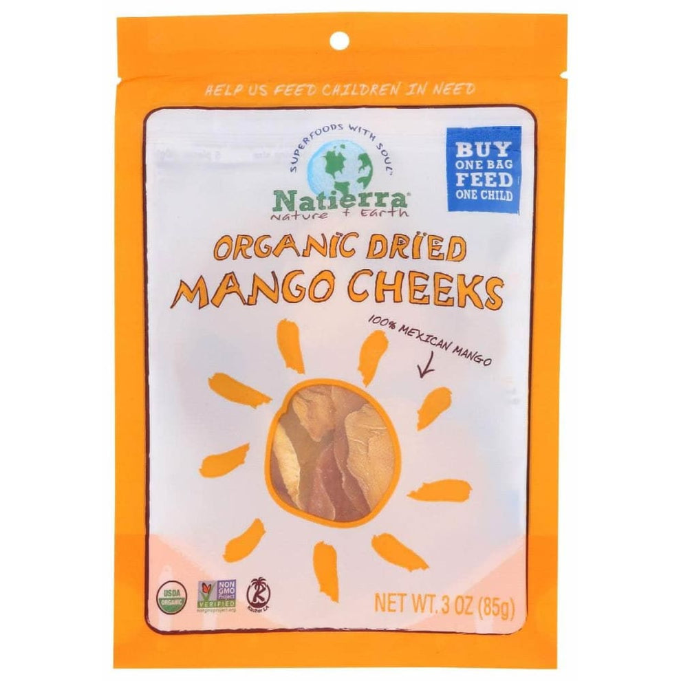 Natierra Fruit Dried Mango Cheeks, 3 Oz (Case of 4) | ShelHealth