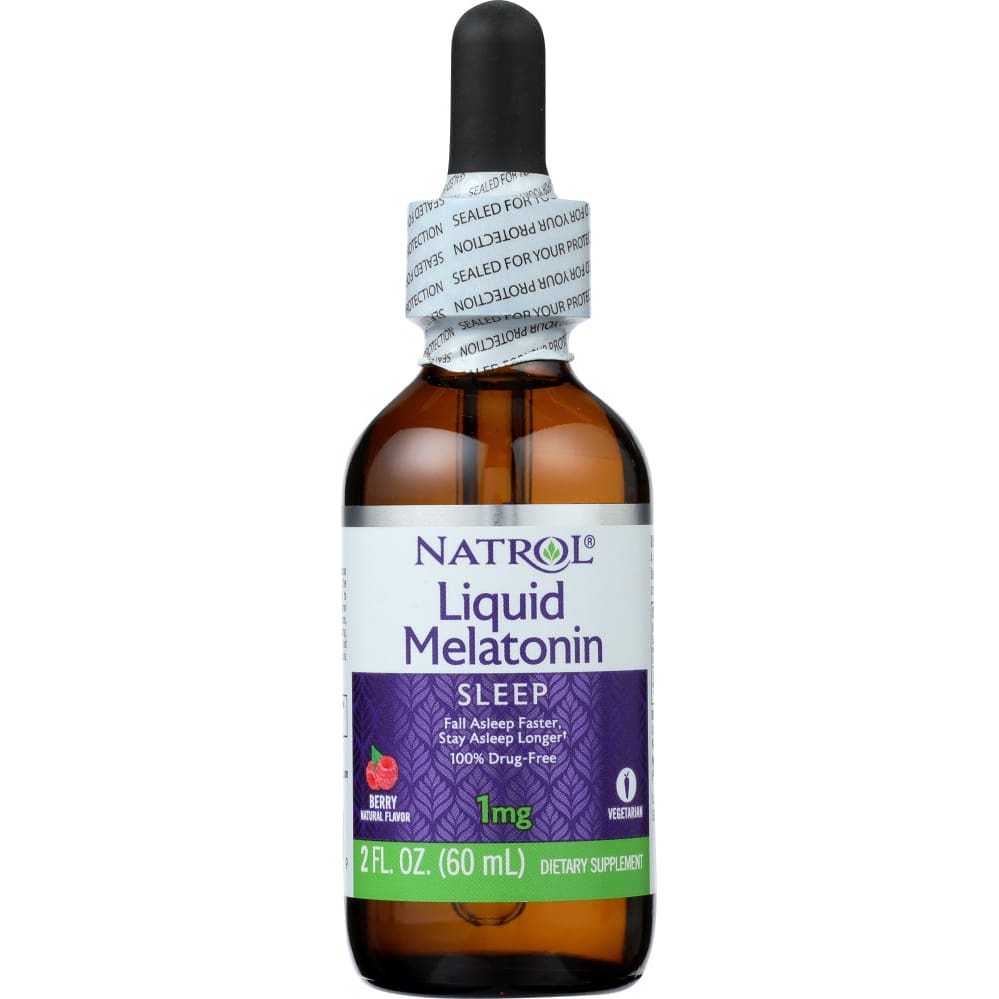 NATROL: Liquid Melatonin 1 mg, 2 oz (Pack of 4) | ShelHealth