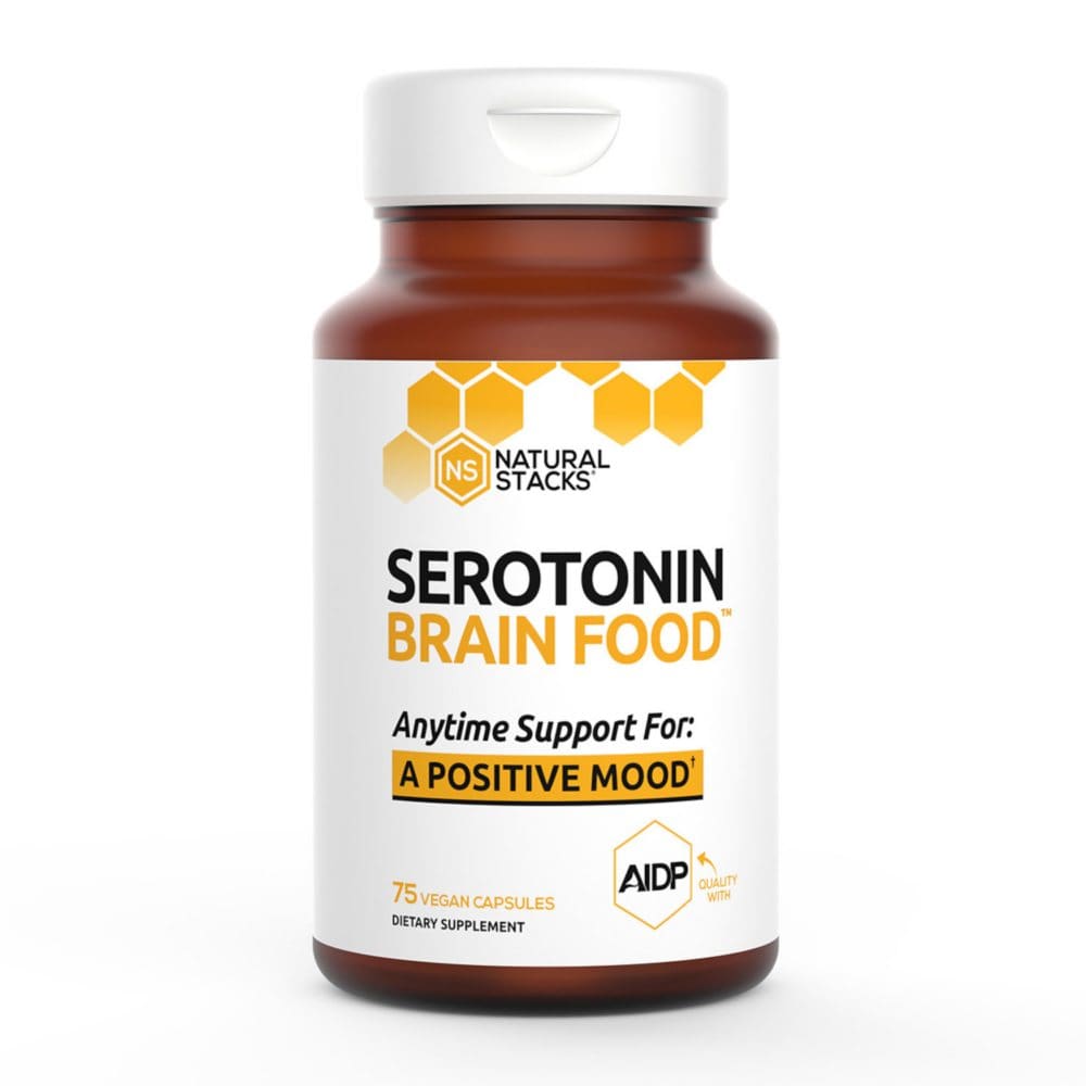 Natural Stacks Serotonin Brain Food Capsules (75 ct.) | ShelHealth