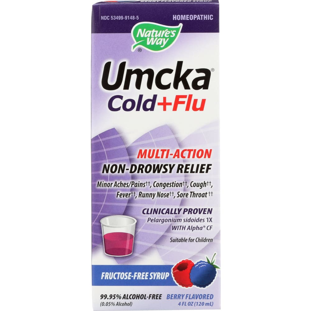 NATURES WAY: Umcka Berry Syrup, 4 oz | ShelHealth
