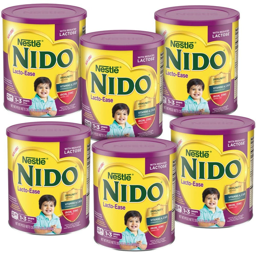 Nestle NIDO Lacto-Ease Toddler Powdered Milk Beverage (1.76 lb., 6 pk ...