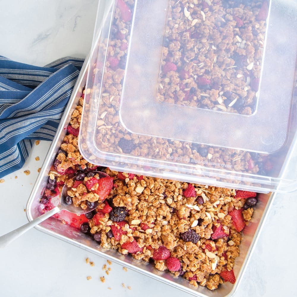 Nordic Ware 3-Piece Natural Aluminum Baking Pan Set | ShelHealth