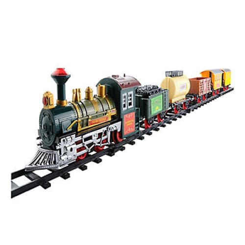 Northlight 18-Pc. Lighted Animated Continental Express Train Set ...