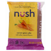 NUSH: Cake Slice Carrot Spice, 2.1 oz (Case of 4) | ShelHealth