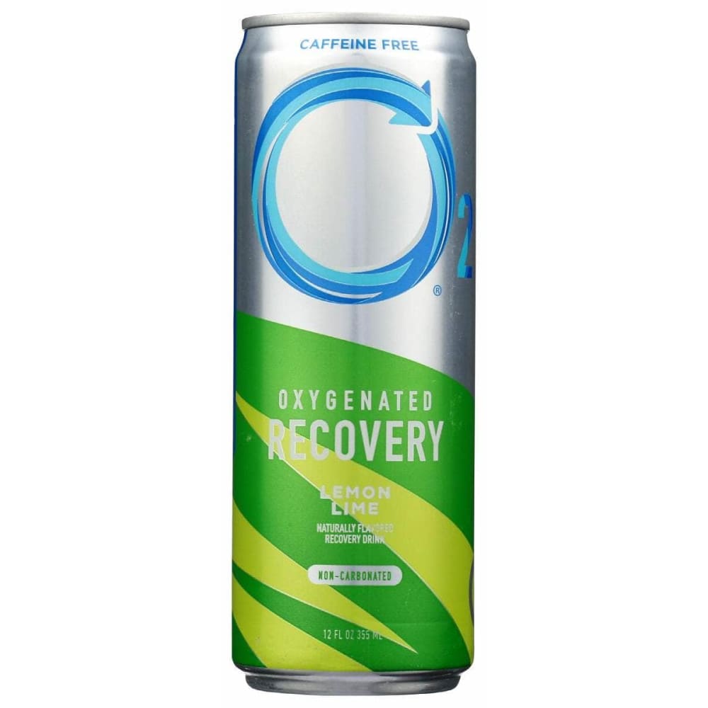 O2 Drink Lemon Lime Caff Free, 12 Oz (Case of 4) | ShelHealth