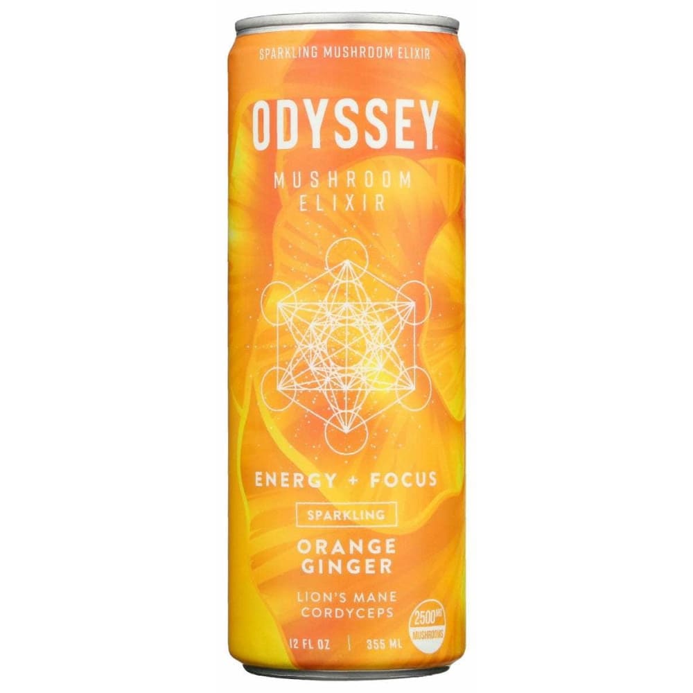 ODYSSEY ELIXIR: Energy Plus Focus Orange Ginger, 12 fo (Case of 4 ...