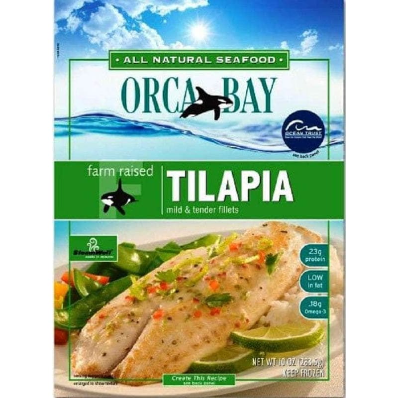 Orca Bay Tilapia Fillet Skinless Boneless, 10 oz (Case of 4) | ShelHealth