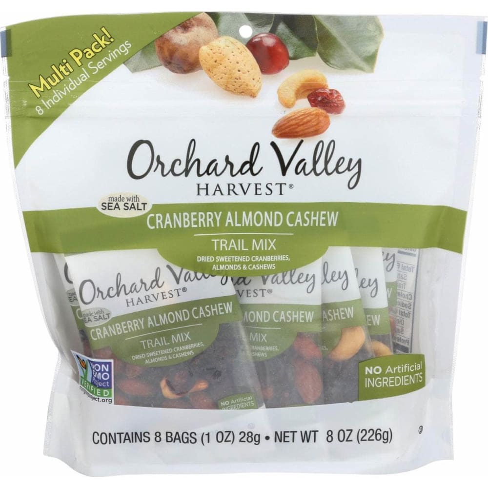 ORCHARD VALLEY HARVEST Cranberry Almond Cashew Trail Mix, 8 oz (Case of ...