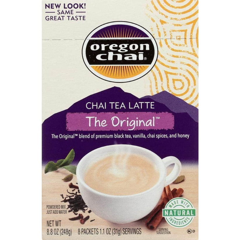 Oregon Chai The Original Chai Tea Latte Powdered Mix, 8 pc (Case of 4 ...