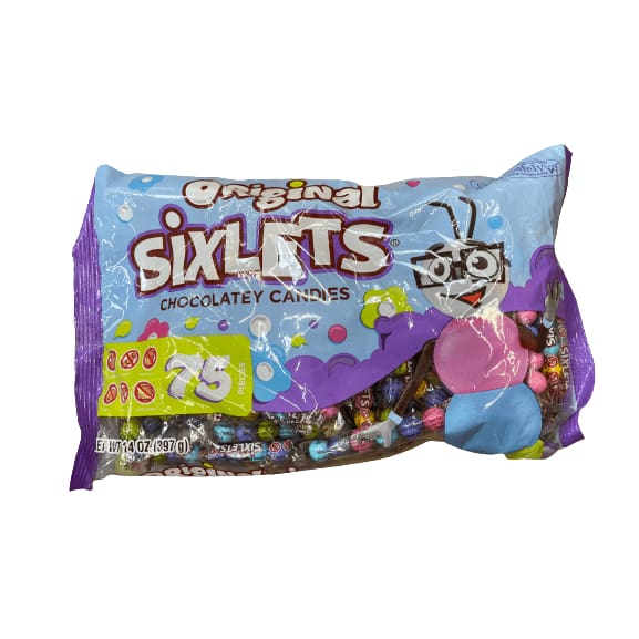 Original Sixlets Chocolatey Candies, 75 Pieces (14 oz.) | ShelHealth