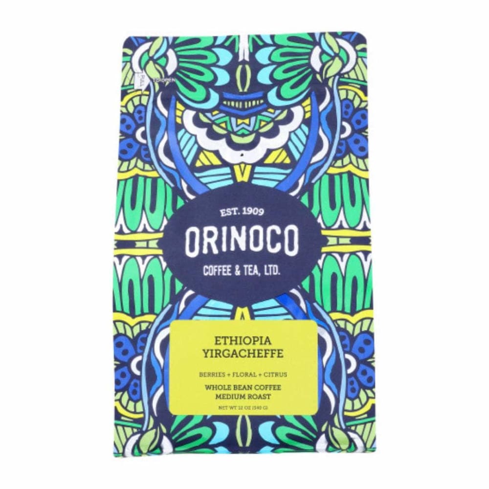 ORINOCO COFFEE AND TEA Coffee Whole Bean Ethiopi, 12 oz | ShelHealth