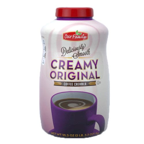 Our Family Powdered Coffee Creamer 35.3oz (Case of 12) | ShelHealth