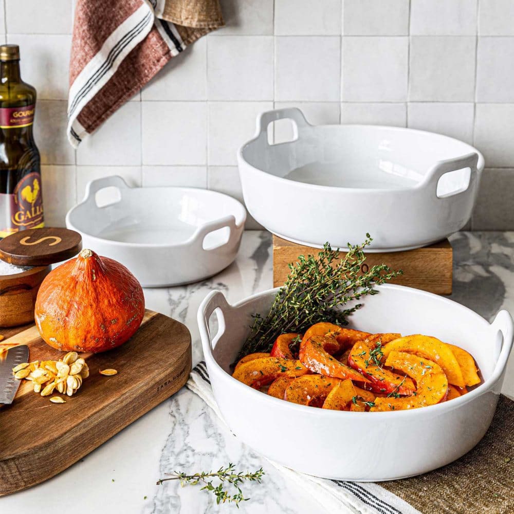 Over and Back 3pc Stoneware Over to Table Set | ShelHealth