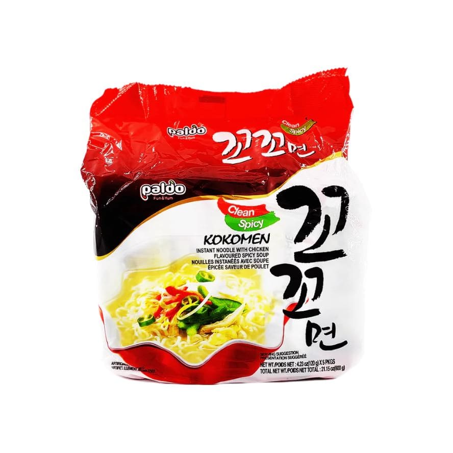 PALDO: Kokomen Instant Noodles 5 Count, 21.15 oz | ShelHealth