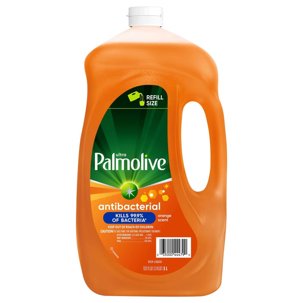 Palmolive Ultra Antibacterial Dishwashing Liquid Dish Soap, Orange, 102 ...