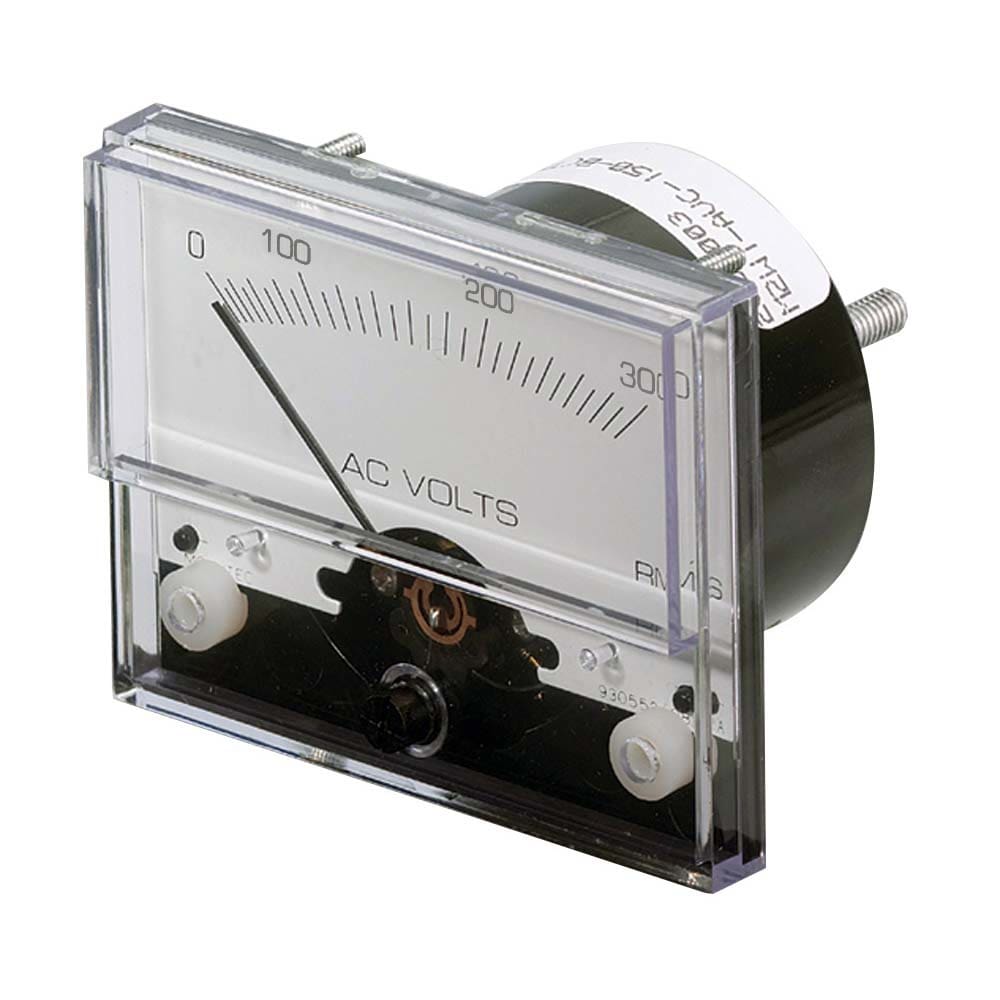 Paneltronics AC Voltmeter 1-1/ 2" 0-300 VAC Analog | ShelHealth