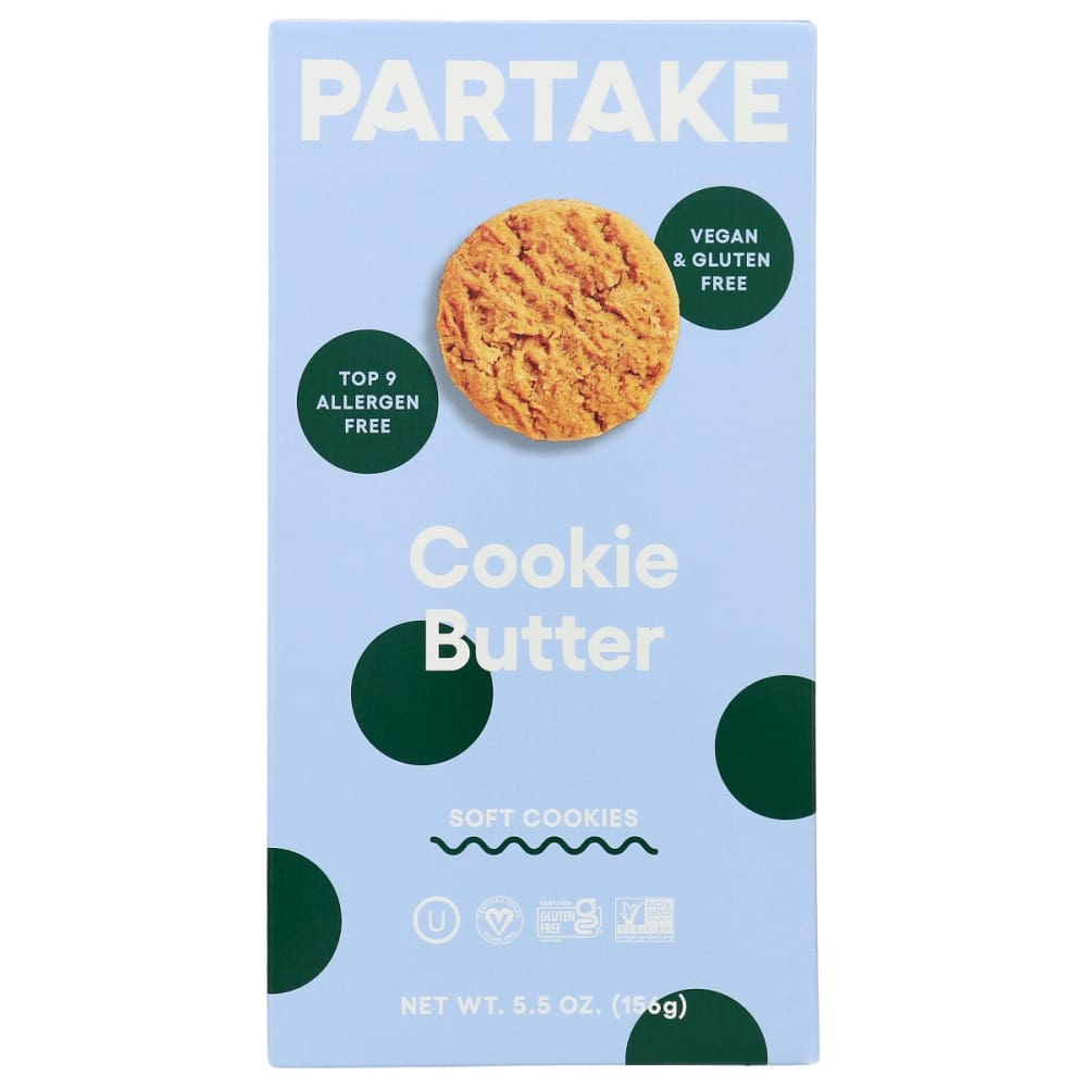 PARTAKE FOODS: Soft Baked Cookie Butter, 5.5 oz (Case of 3) | ShelHealth