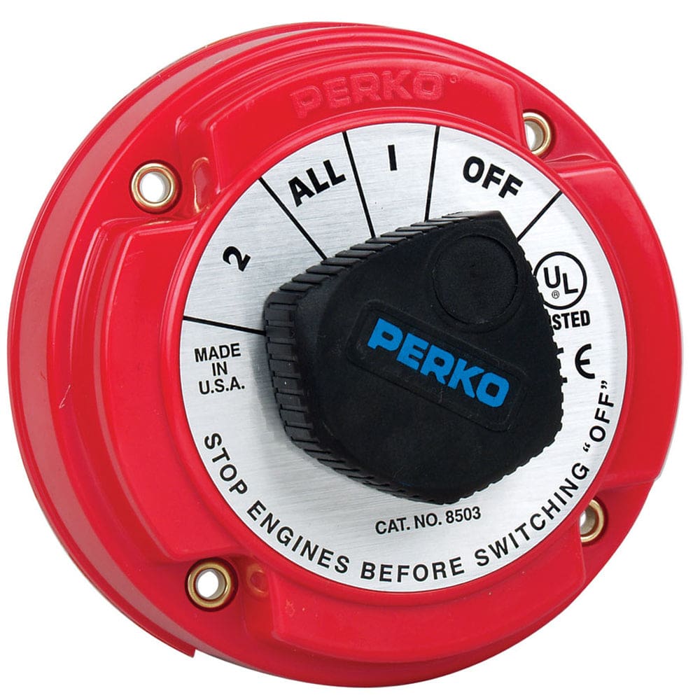 Perko 8503DP Medium Duty Battery Selector Switch w/ Alternator Field ...