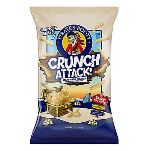 Pirate's Booty Crunch Attack Great-White Cheddar Snacks, 16 oz ...