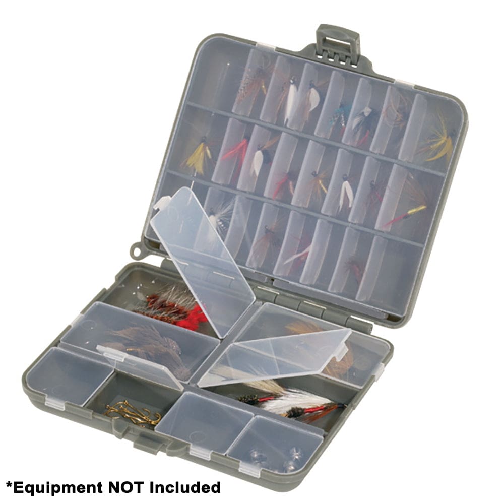 Plano Compact Side-By-Side Tackle Organizer - Grey/ Clear (Pack of 2 ...