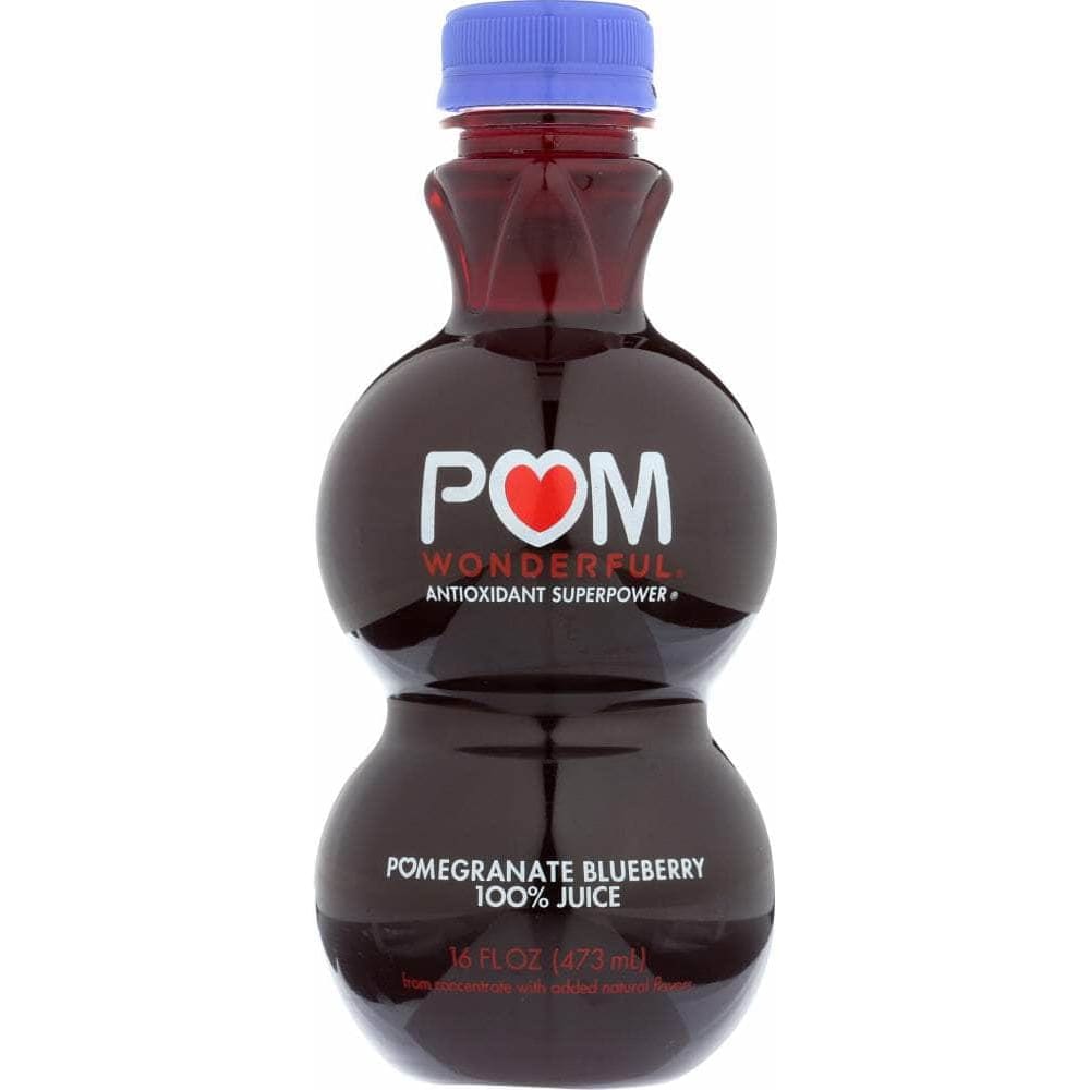 Pom Wonderful Pomegranate Blueberry Juice, 16 oz (Case of 4) | ShelHealth