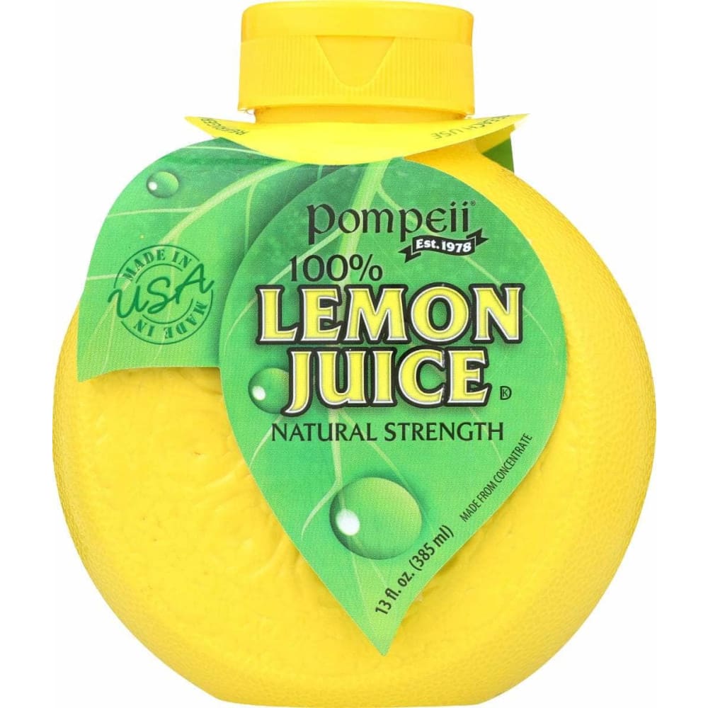 POMPEII: Juice Lemon 100%, 13 oz (Case of 4) | ShelHealth
