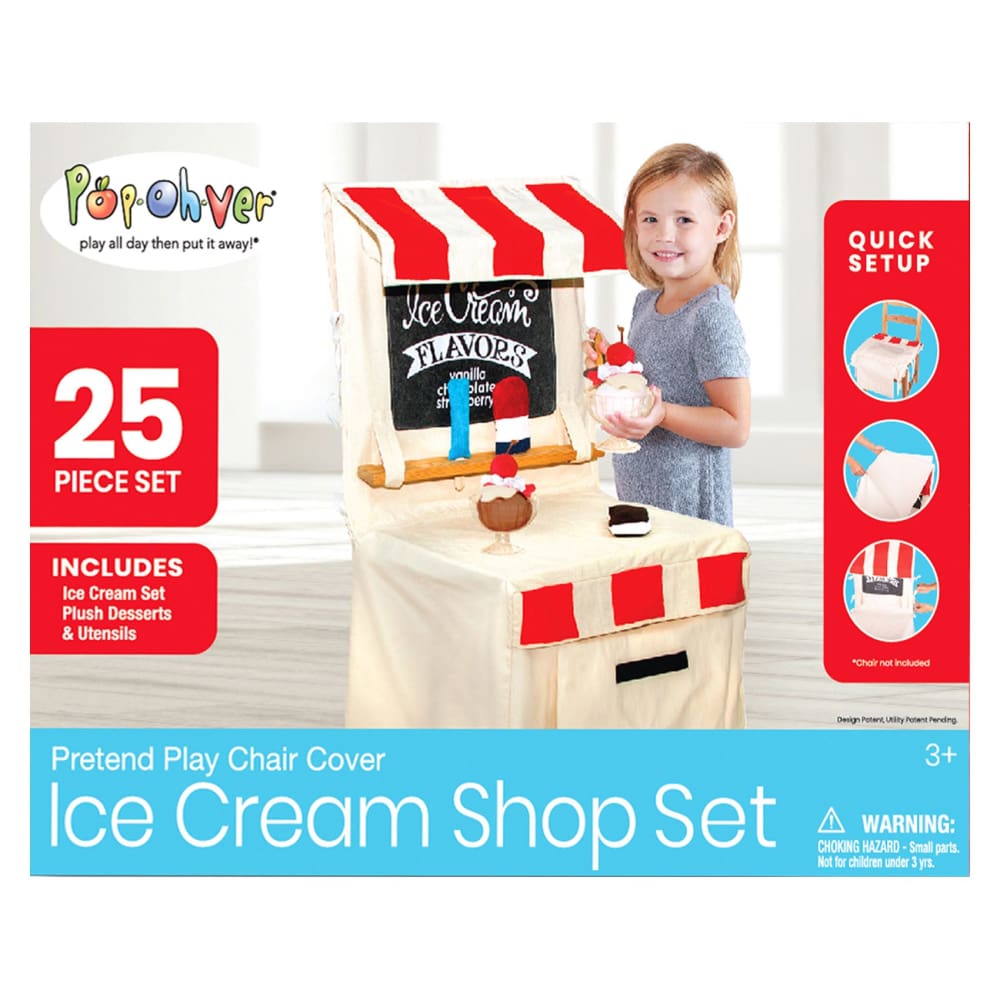 PopOhVer 25-Pc. Pretend Play Ice Cream Shop Play Set with Innovative ...