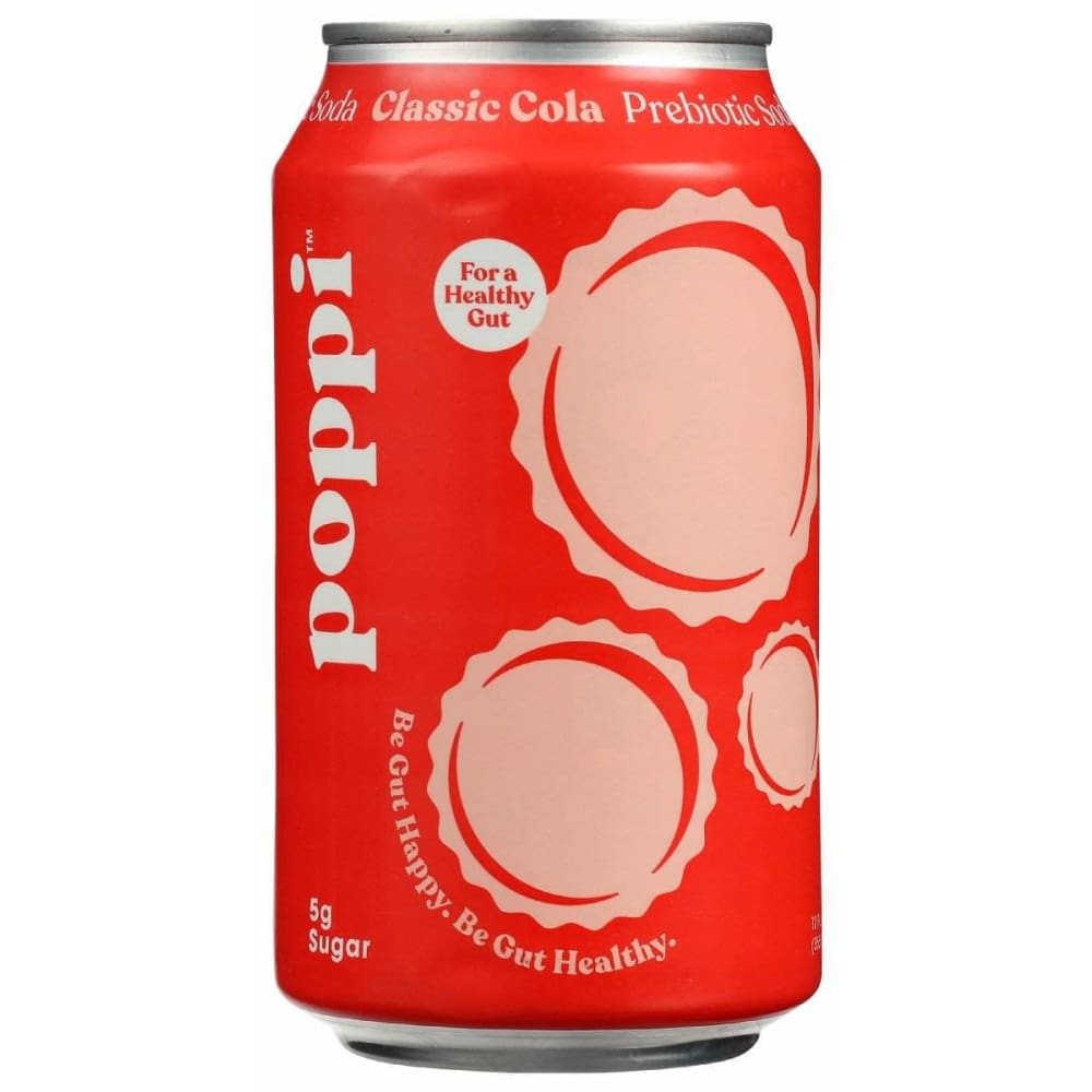 Poppi Soda Prebiotic Cola Classic, 12 Fo (Case of 5) | ShelHealth