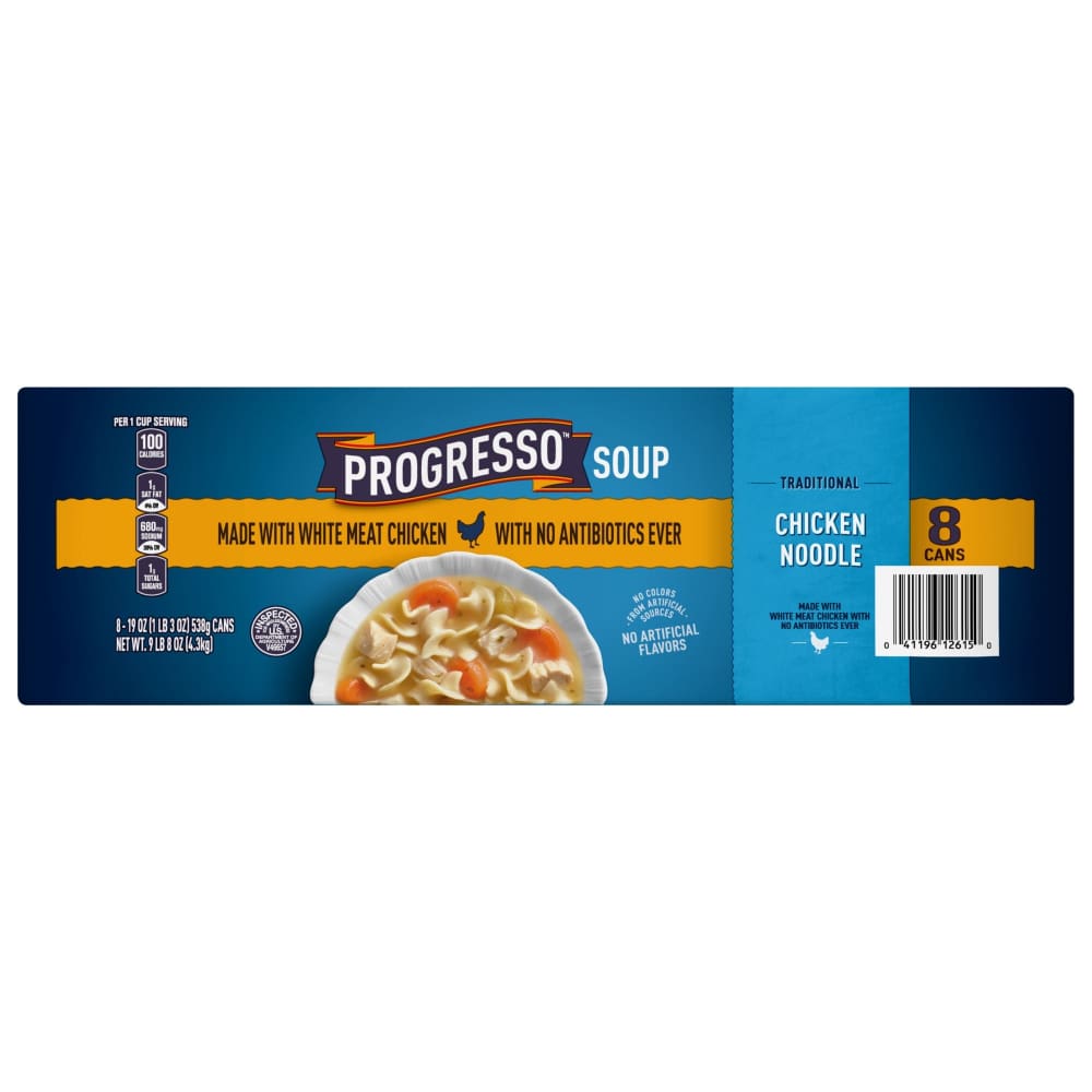 Progresso Ready-To-Serve Traditional Chicken Noodle Soup, 8 pk ...