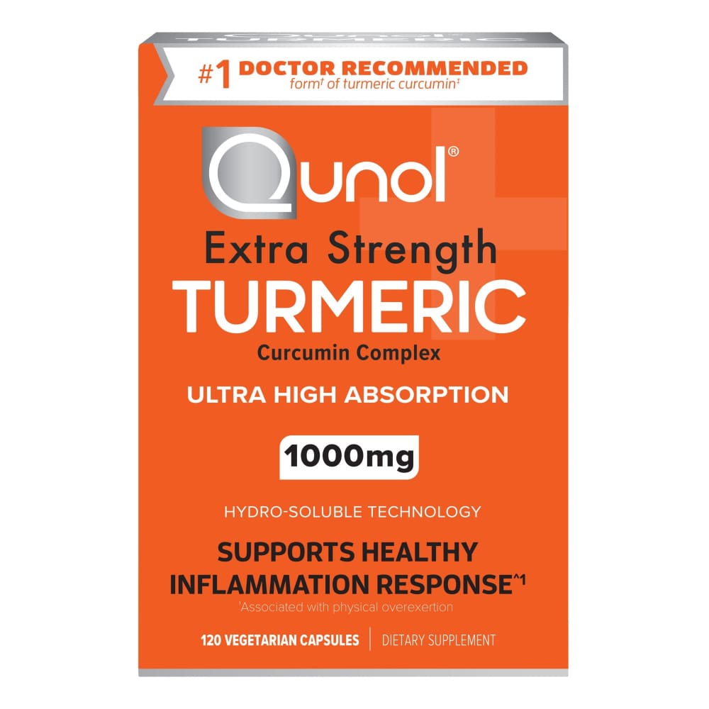 Qunol Turmeric Veggie Caps, 120 ct. | ShelHealth
