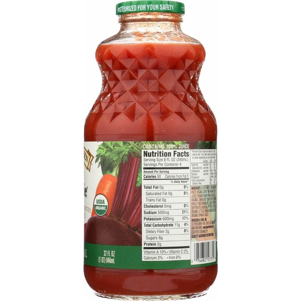 R.W. Knudsen Family Very Veggie Organic Original, 32 oz (Case of 4 ...