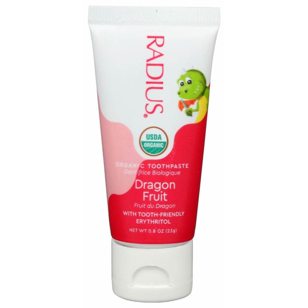 RADIUS: Dragonfruit Organic Kid Toothpaste, 0.8 oz (Case of 5) | ShelHealth