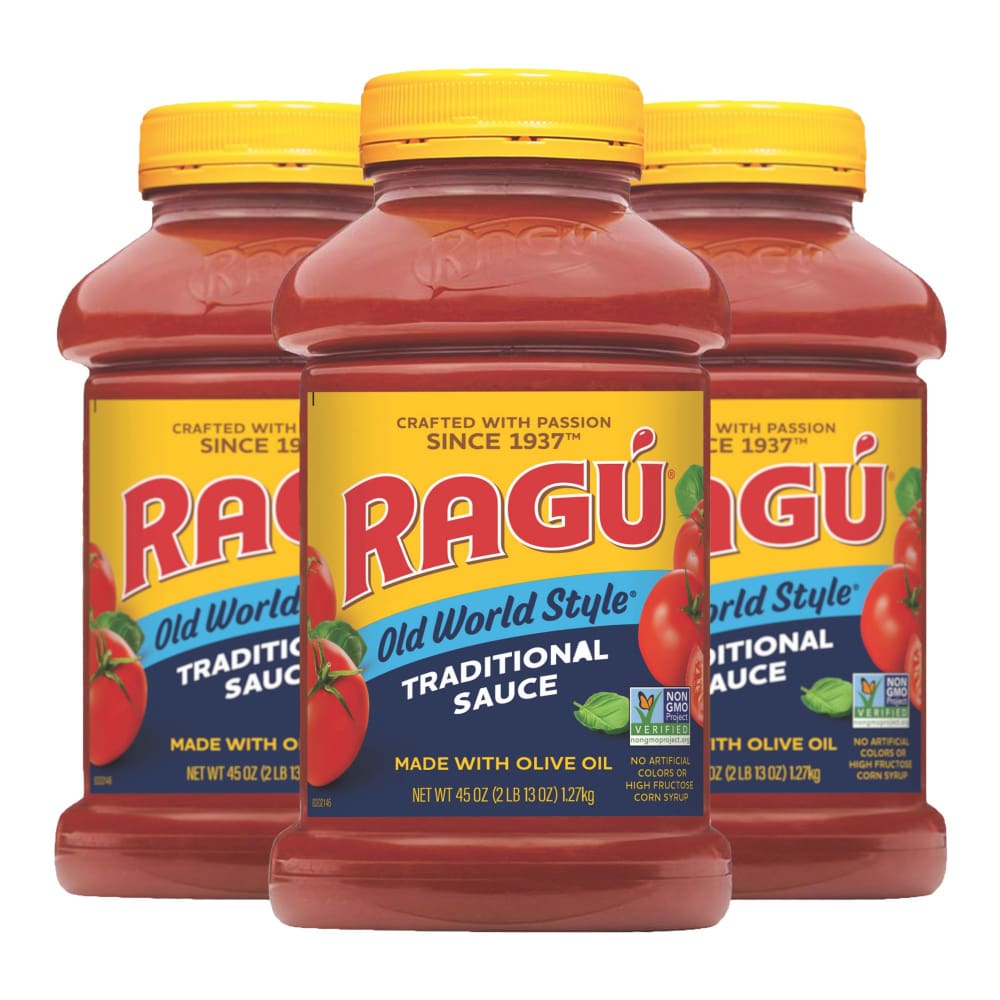 Ragu Old World Style Traditional Sauce, 3 pk./45 oz. | ShelHealth