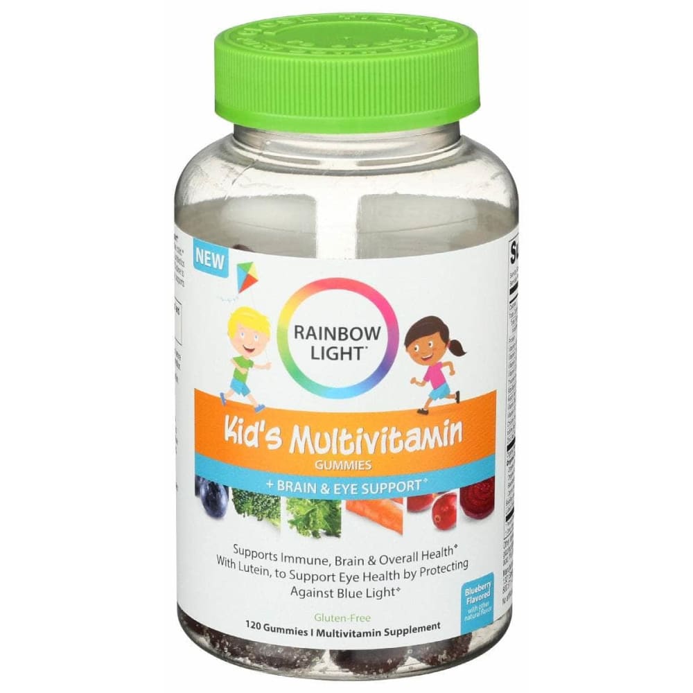 RAINBOW LIGHT: Kids Multivitamin Gummies Brain And Eye Support, 120 pc ...