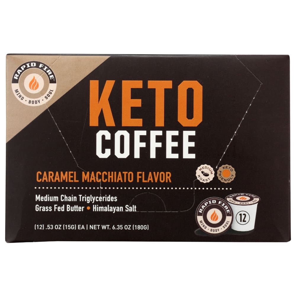 RAPID FIRE: Coffee Crml Macchia 12Pc, 4 PK | ShelHealth