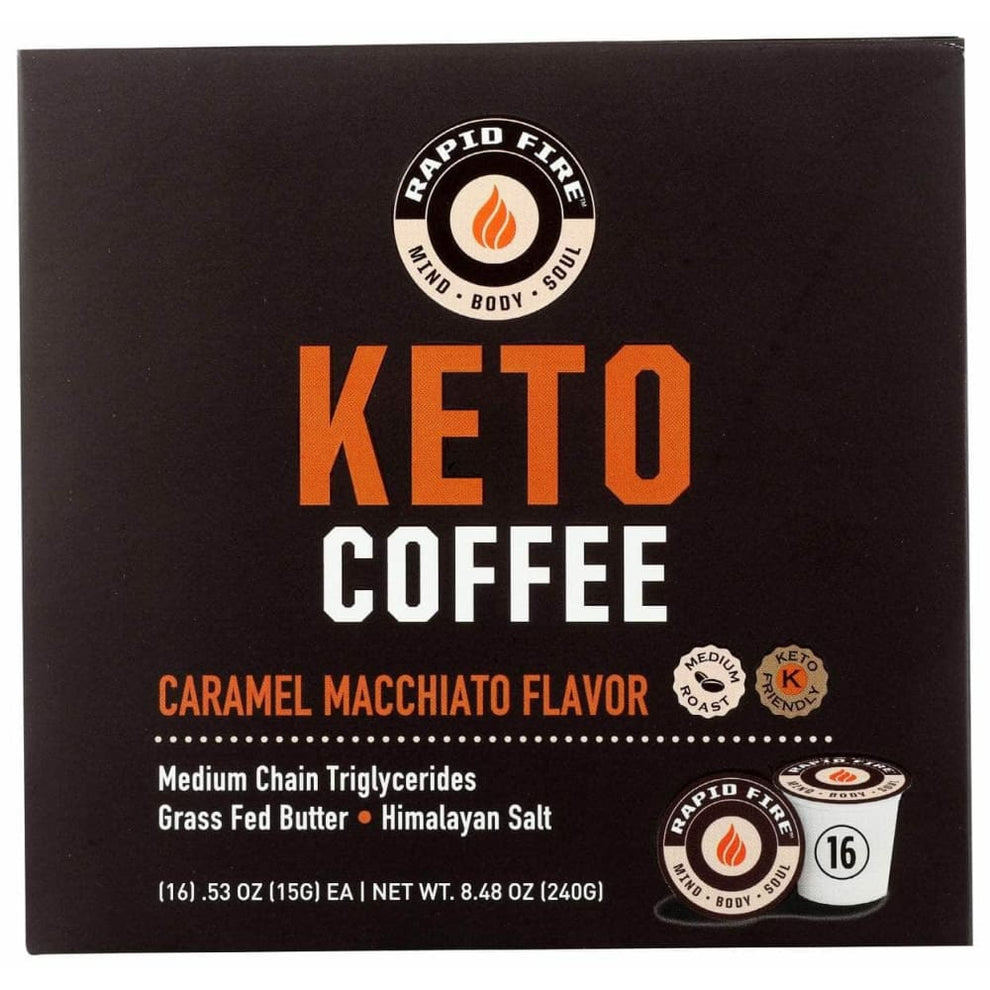 RAPID FIRE: Coffee Pods Caramel Macch, 1 ea | ShelHealth