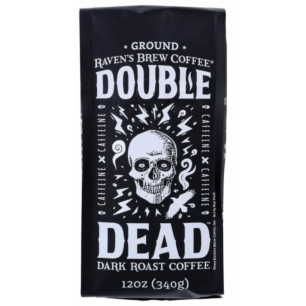 Ravens Brew Coffee Dble Dead Gd, 12 Oz (Case of 2) | ShelHealth