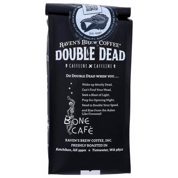 Ravens Brew Coffee Dble Dead Gd, 12 Oz (Case of 2) | ShelHealth