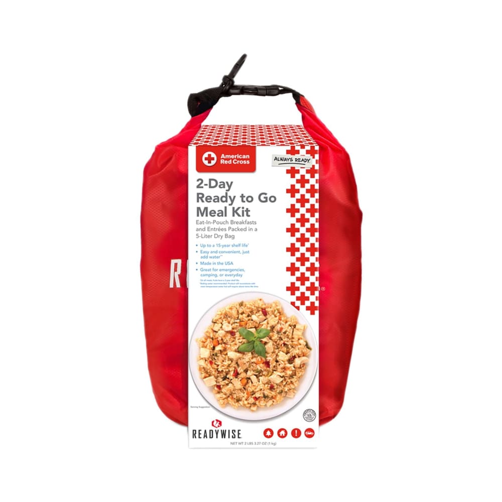 ReadyWise American Red Cross 2 Day Ready to Go Meal Kit | ShelHealth