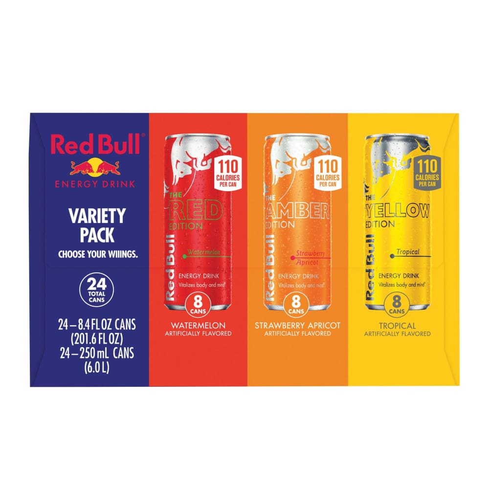 Red Bull Editions Variety Pack, 24 pk./8.4 oz. | ShelHealth