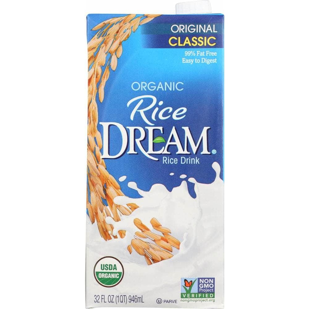 Rice Dream Organic Rice Drink Classic Original, 32 Oz (Case of 4 ...