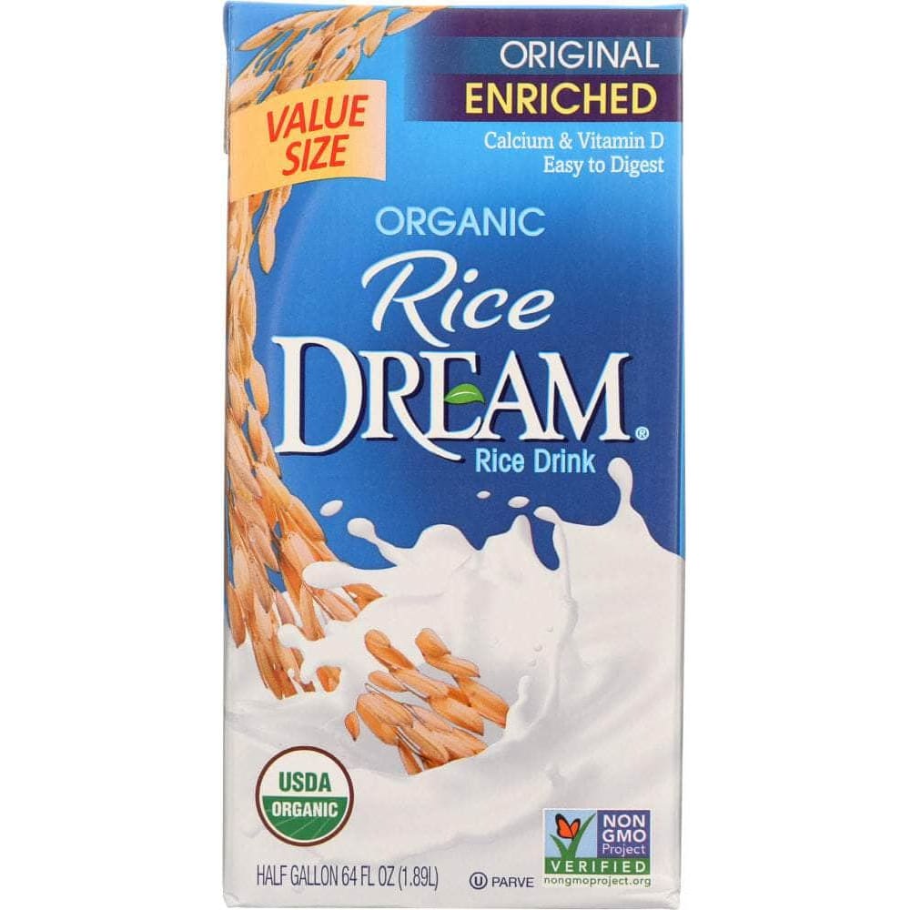Rice Dream Organic Rice Drink Enriched Original, 64 Oz (Case of 3 ...