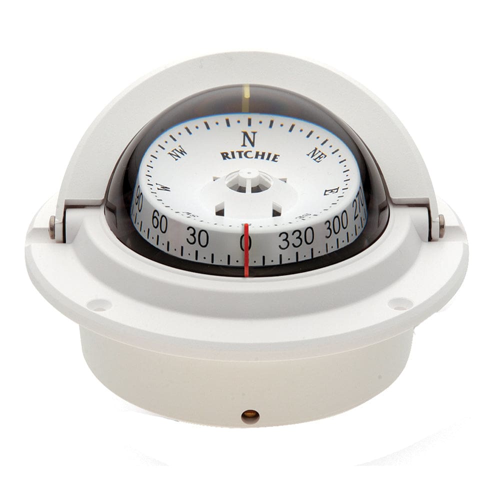 Ritchie F-83W Voyager Compass - Flush Mount - White | ShelHealth