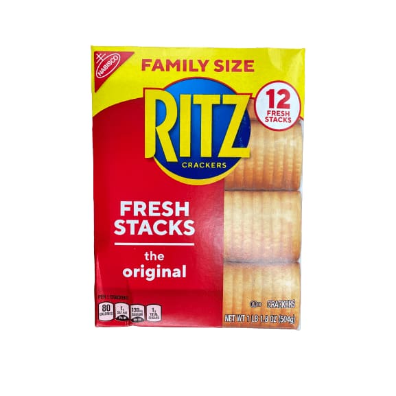 RITZ Fresh Stacks Original Crackers, Family Size, 17.8 oz | ShelHealth