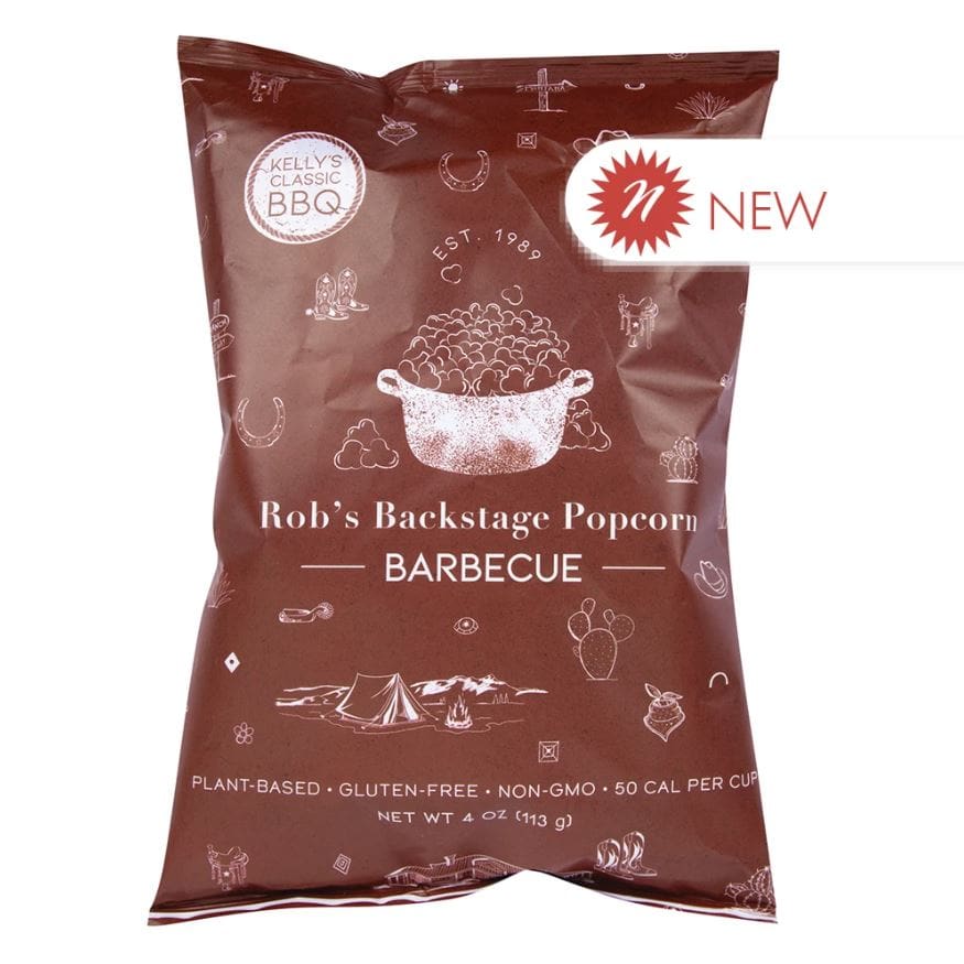 ROBS BACKSTAGE POPCORN: Kellys Classic Bbq Popcorn, 4 oz (Pack of 5 ...